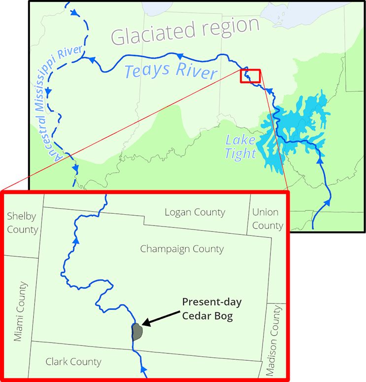 Geology of Cedar Bog Nature Preserve
